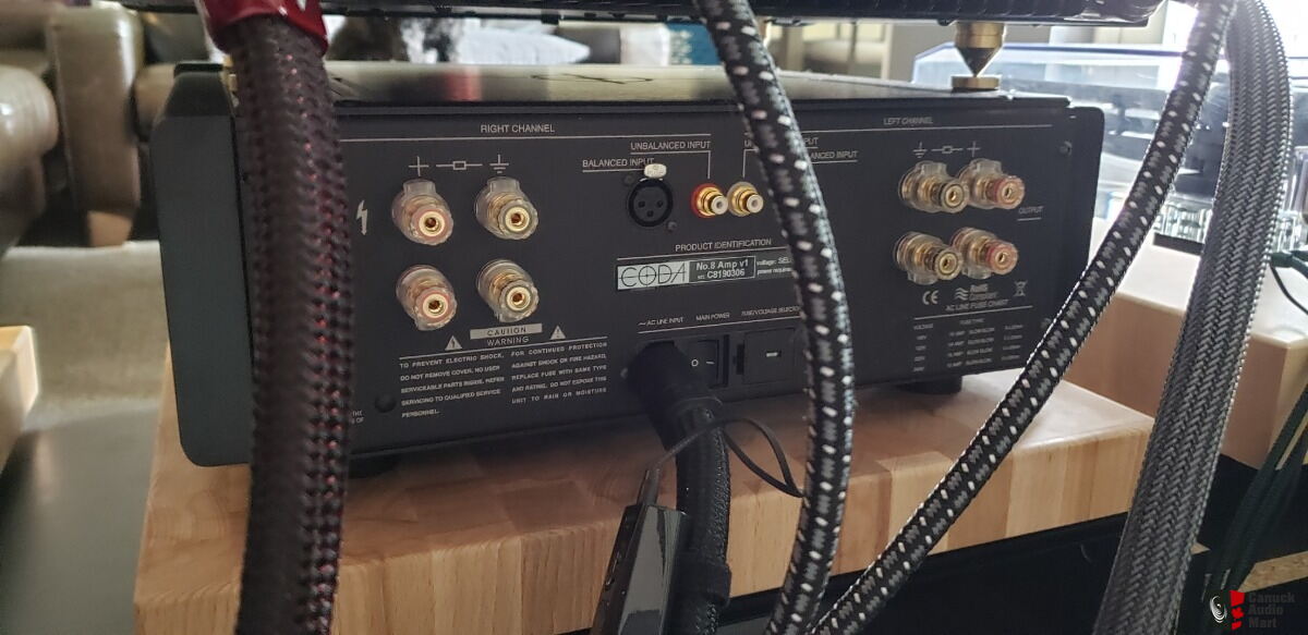 Coda No.08 (Class A biased amplifier) Photo #3224267 - Canuck Audio Mart
