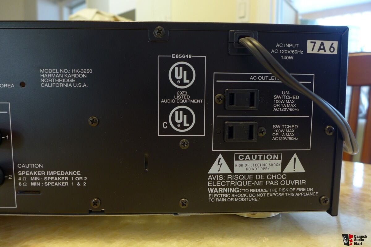 Harman Kardon HK3250 Stereo Amp Receiver Photo #3224675 - Canuck Audio Mart