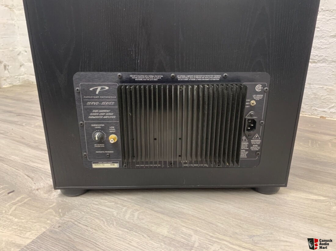 Paradigm 15a Reference Servo Sub with X-30 Crossover Photo #3226746 ...