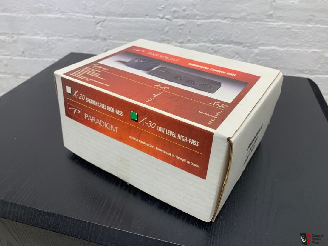Paradigm 15a Reference Servo Sub with X-30 Crossover Photo #3226747 ...