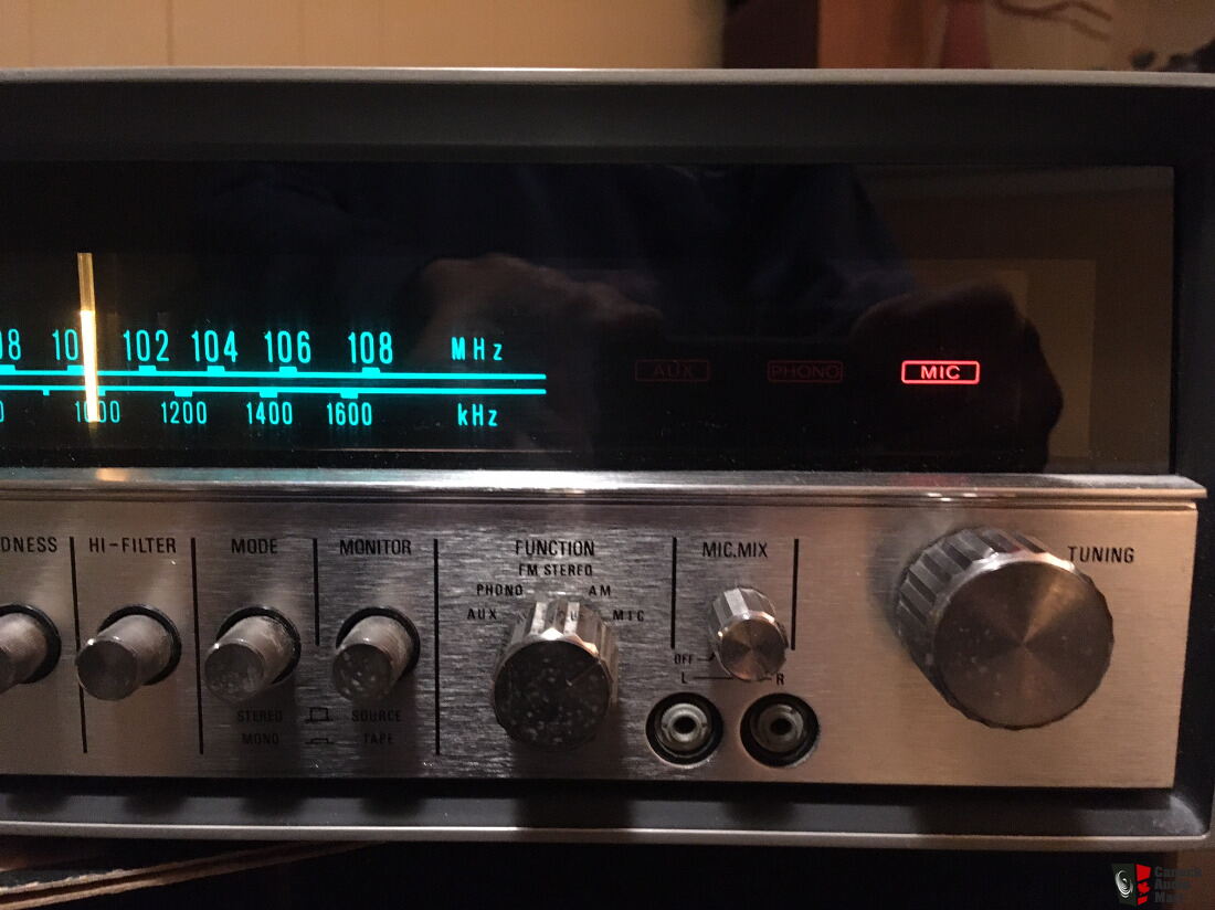 SONY STR-6046A stereo receiver silver face wood cabinet case Now $70 ...