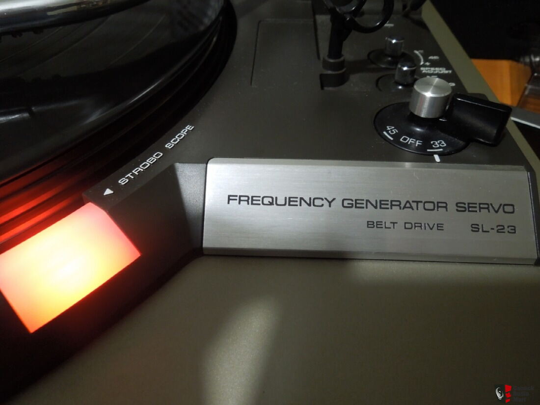 Technics SL-23 Belt Drive turntable with Audio-Technica AT11E Cartridge ...