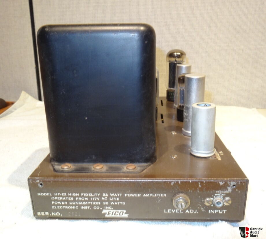 Eico HF22 tube power amplifier with cage Photo #3241334 - US Audio Mart