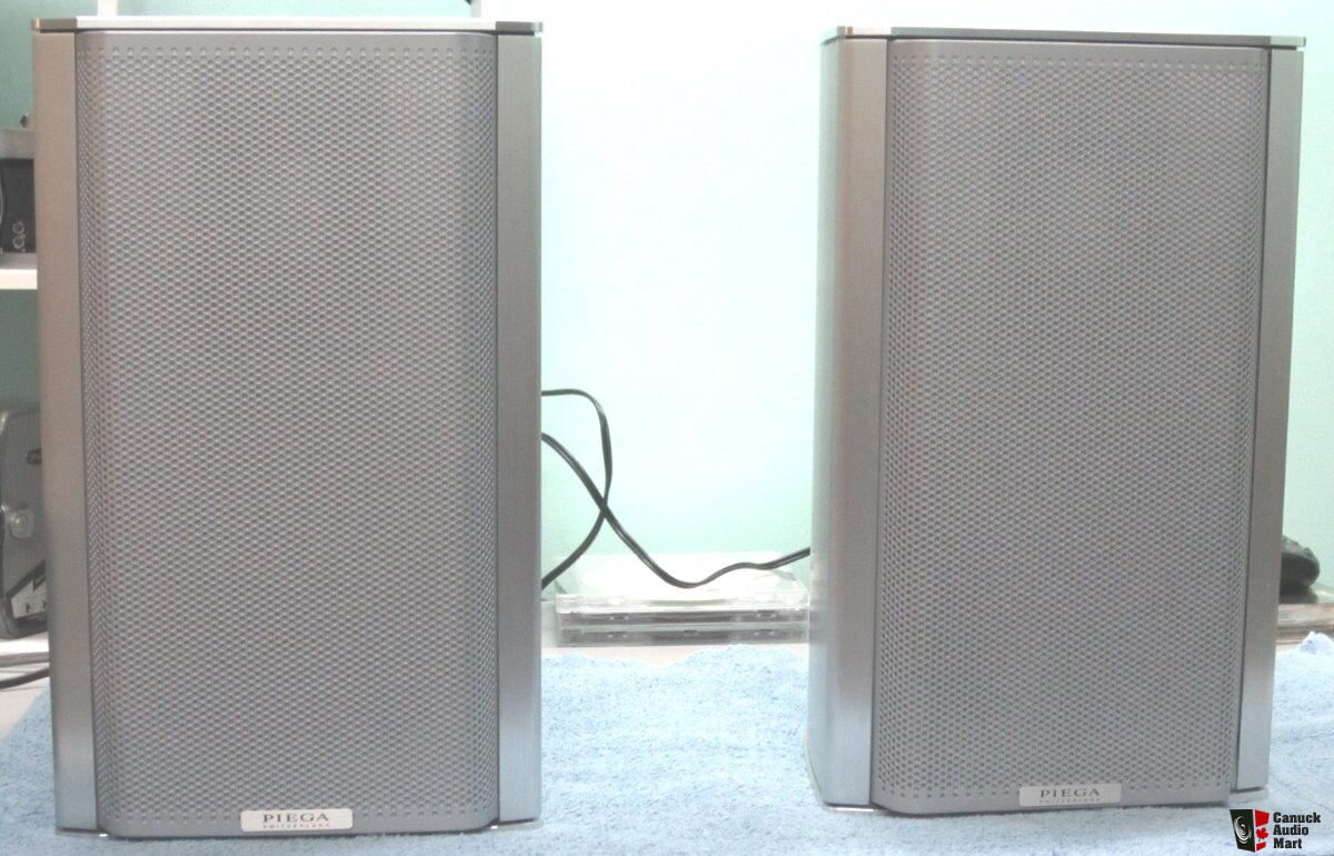 Piega ribbon tweeter speakers with matching stands - Made in ...