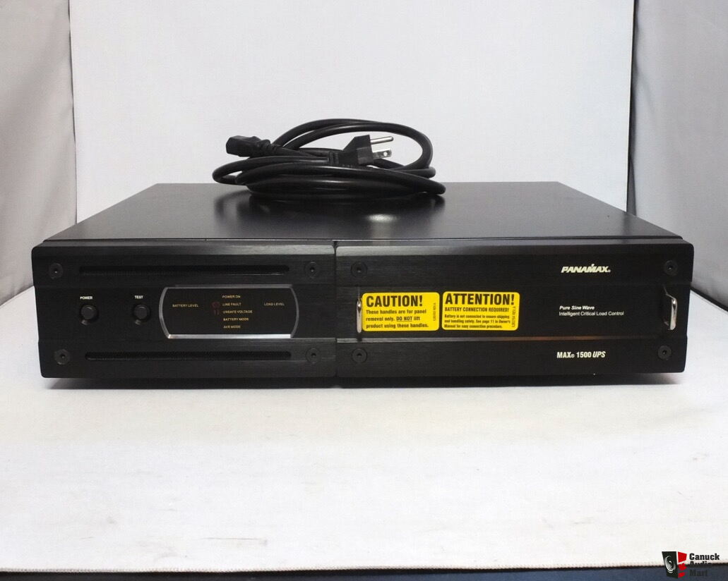 Panamax M1500 MAX 1500 UPS Battery Back Up Home Theatre $250 Photo ...