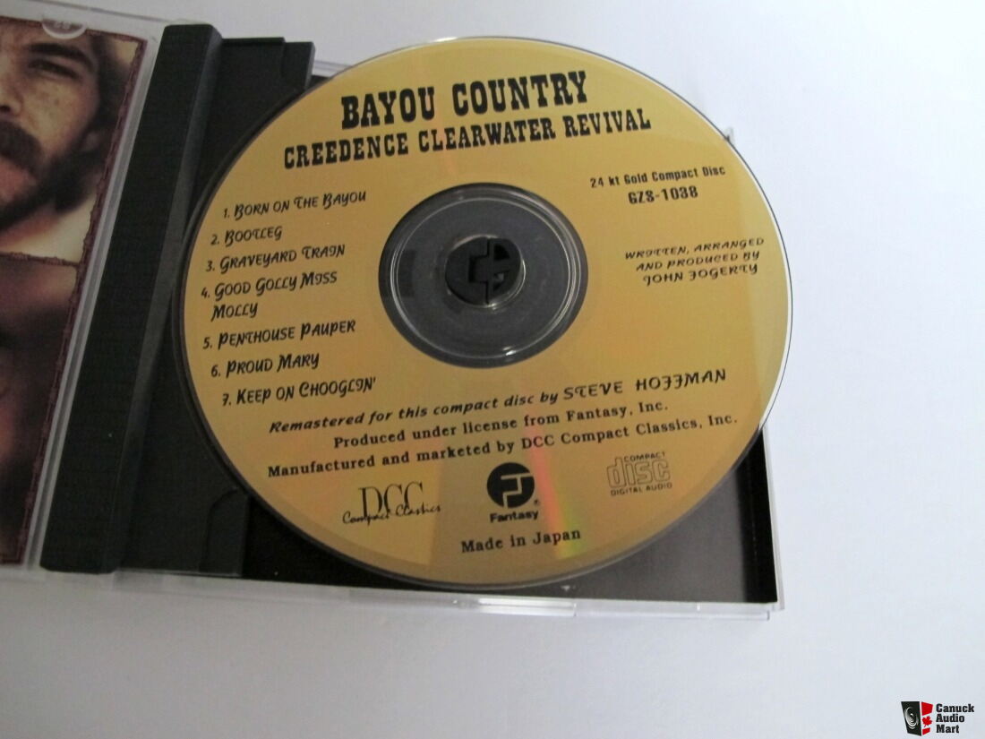 Creedence Clearwater Revival DCC 24 Karat Gold CD Bayou Country ...