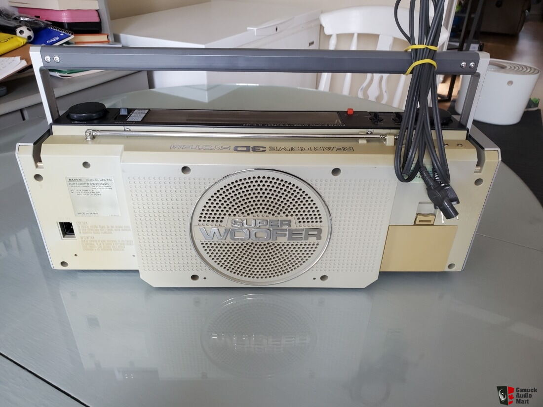 Sony boombox 1983 cFs -450 model Photo #3244296 - Canuck Audio Mart