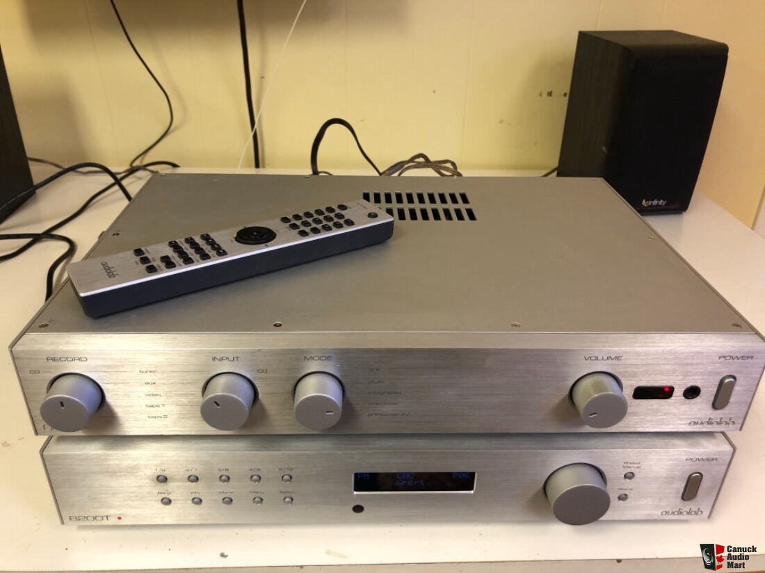 Amazing Audiolab 8200A integrated amp and matching 8200T tuner Photo ...
