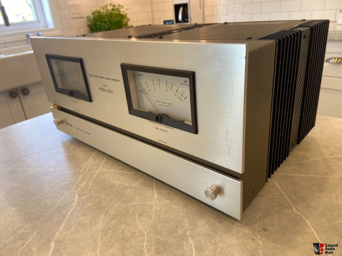 Denon POA 1001 DUAL MONO POWER Amp very very nice perfect working free ...