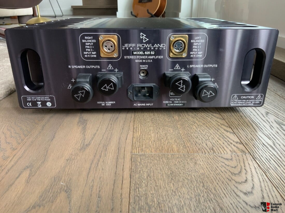 Jeff Rowland 625 S2 Amplifier Photo #3253374 - US Audio Mart