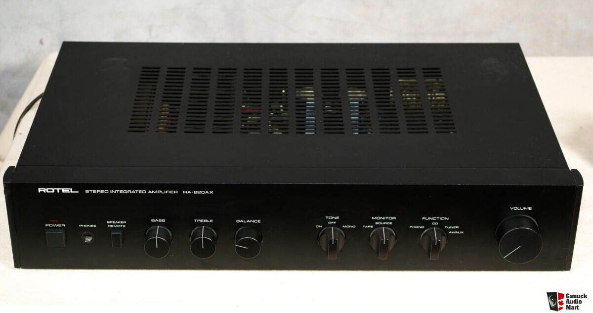 Rotel RA-820AX Stereo Integrated Amplifier - PHONO stage Photo #3259869 ...