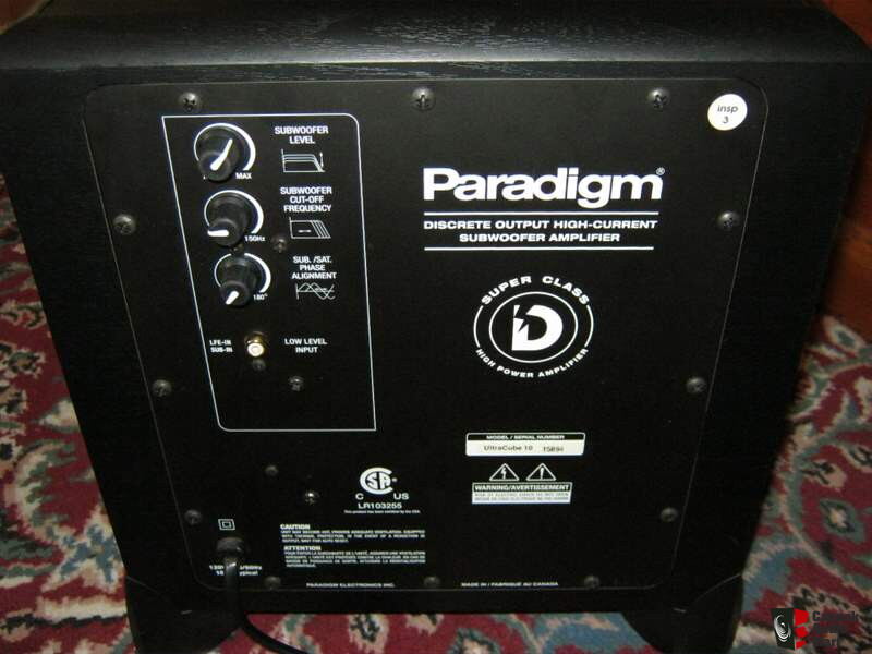 Paradigm UltraCube 10 – Subwoofer Photo #326066 - Canuck Audio Mart