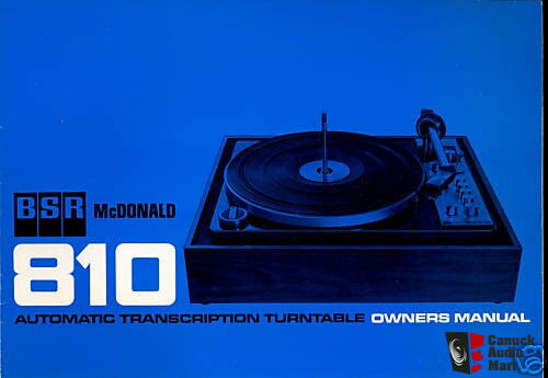 TRANSCRIPTION 810, (X SERIES), BSR MCDONALD TURNTABLE Photo #325672 ...