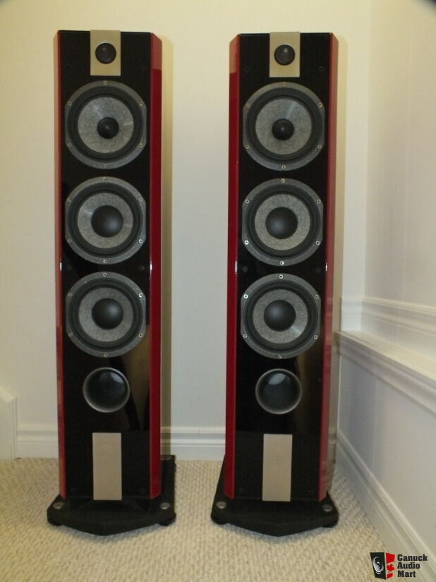 Focal 826W floorstanders in Imperial Red finish Photo #3265598 - UK ...