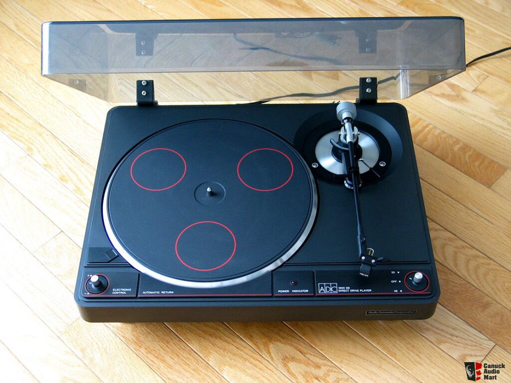 Rare ADC 1600 DD Direct Drive Turntable w/ ALT-1 Tonearm - MINT Photo ...
