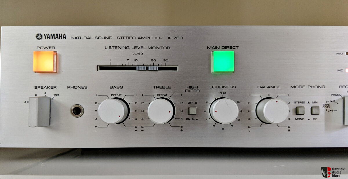 Yamaha A760 Stereo amplifier / Serviced Photo #3273888 - Canuck Audio Mart