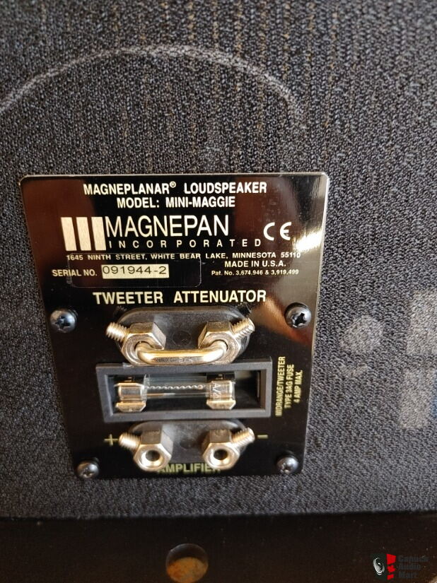 Magnepan Mini Maggie Desktop System With DWM Sub Panel And Original ...