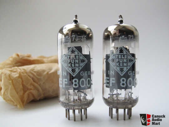 NOS Telefunken ELL80 Tubes Matching Pair @ $80.00 For Sale - Canuck ...