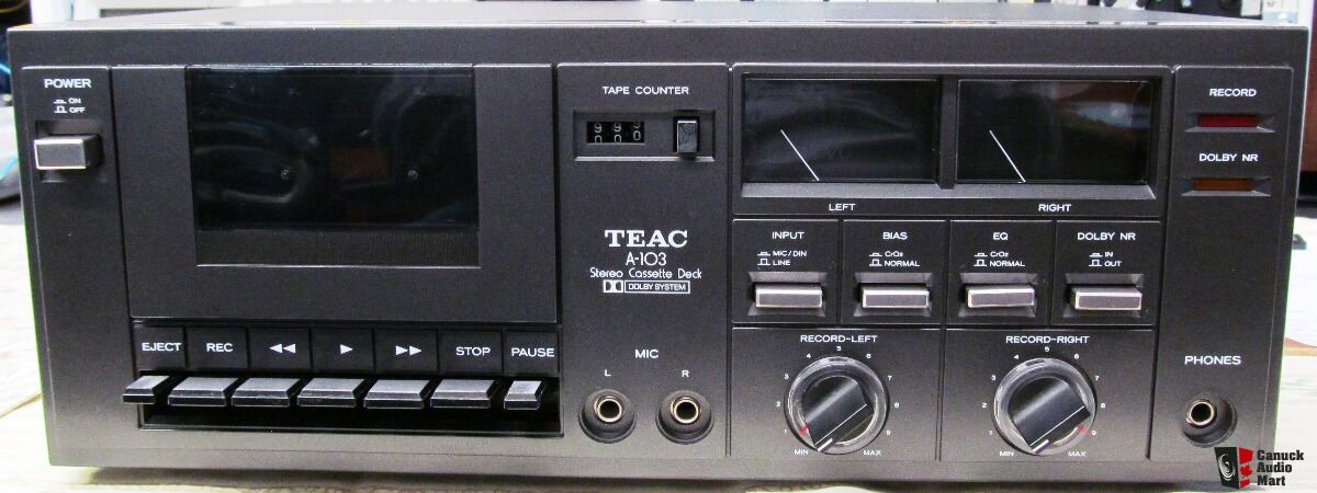 TEAC A-103 Cassette Deck in Near Mint Condition Photo #3276360 - US ...