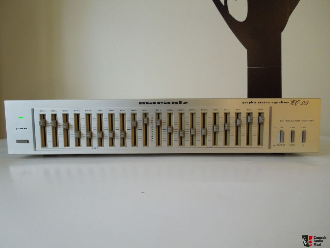 Marantz EQ-20 graphic stereo equalizer 10+10 bands - Made in Japan ...