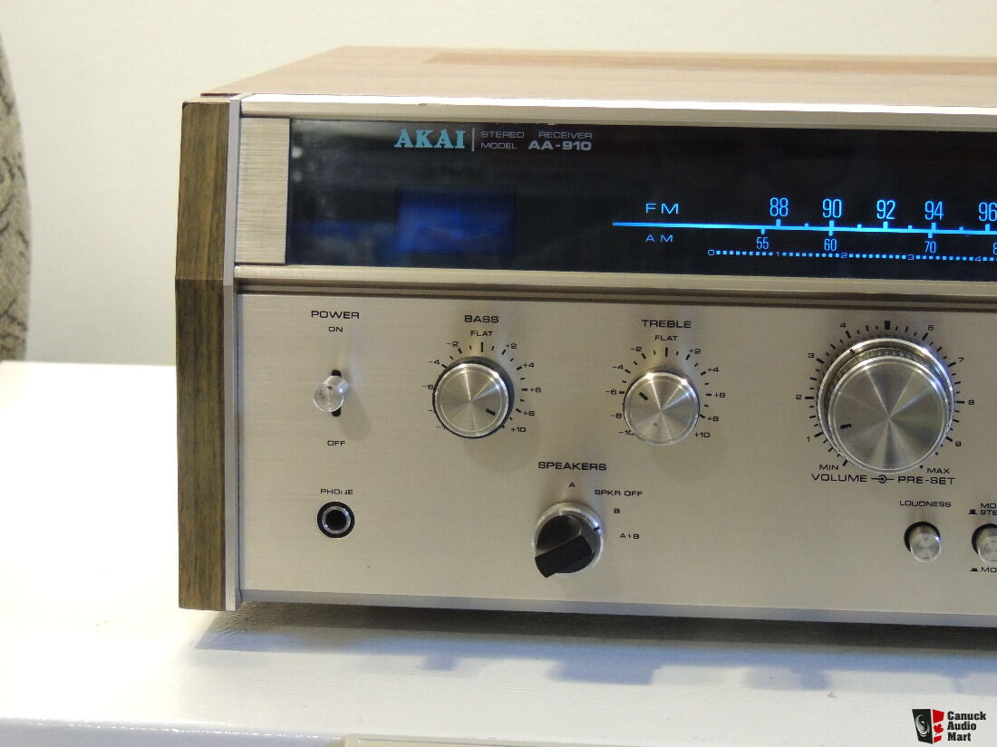 Vintage and Rare Akai AA-910 Stereo Receiver Photo #3279575 - UK Audio Mart