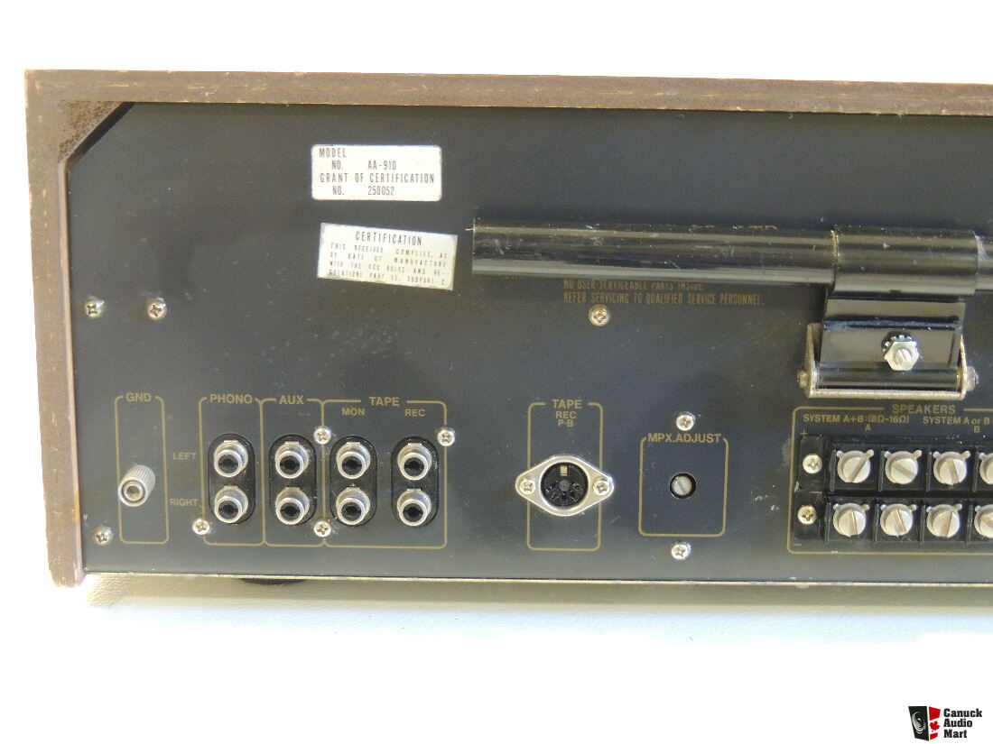 Vintage and Rare Akai AA-910 Stereo Receiver Photo #3279575 - UK Audio Mart