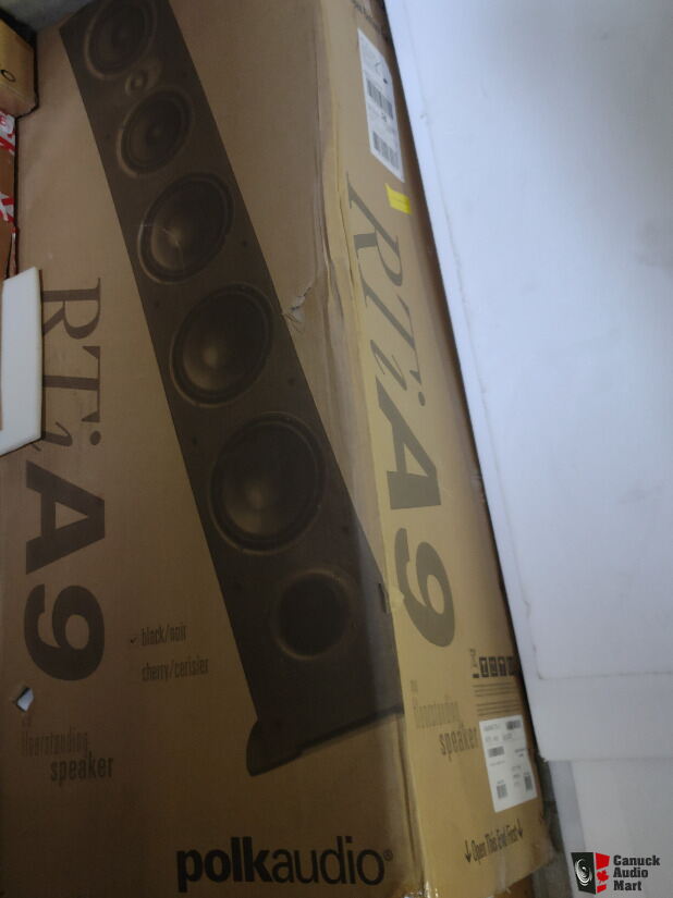 Polk Audio RTiA9 - Pair 500w Speakers Mint For Sale - Canuck Audio Mart