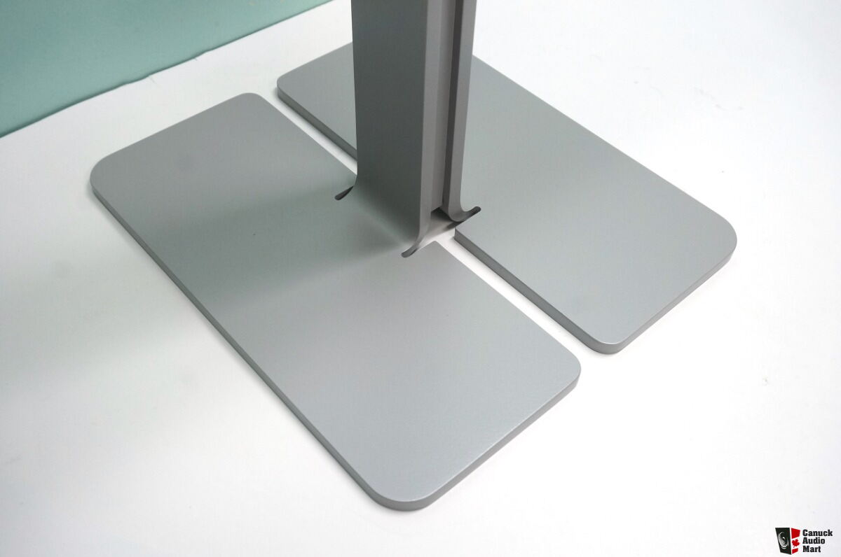 Swiss made Piega speakers with matching stands - ribbon tweeter design ...