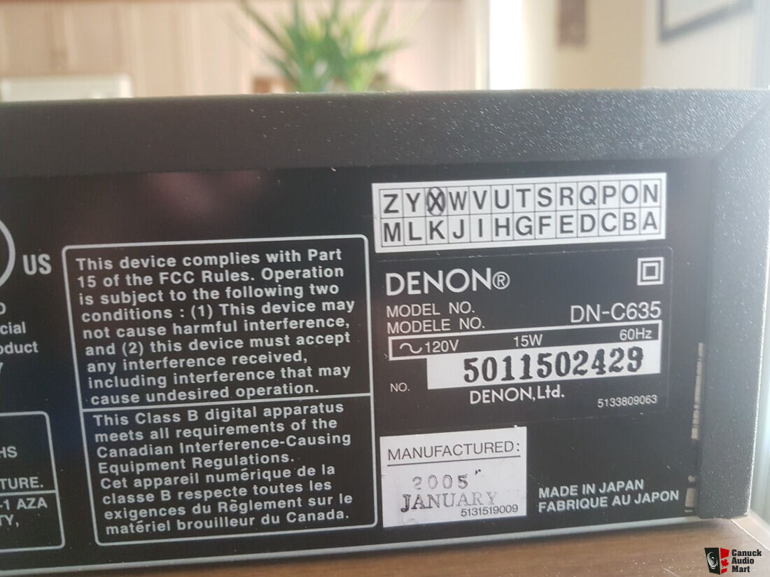 Denon Professional CD Player - DN C635 Photo #3284009 - UK Audio Mart