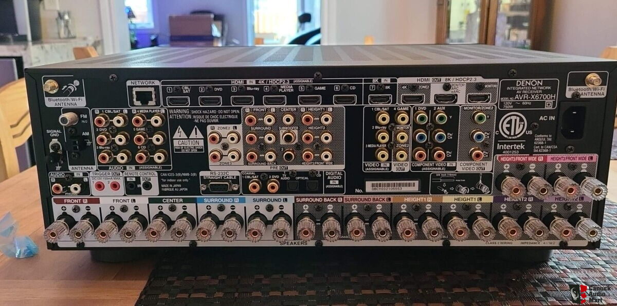 Denon avr-x6700h 11.2 8k receiver Photo #3284254 - Canuck Audio Mart