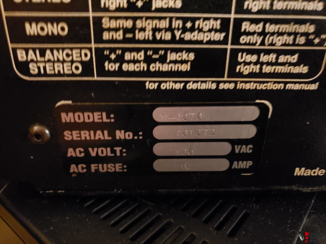 Simaudio Celeste W4070 power amp Photo #3286773 - US Audio Mart