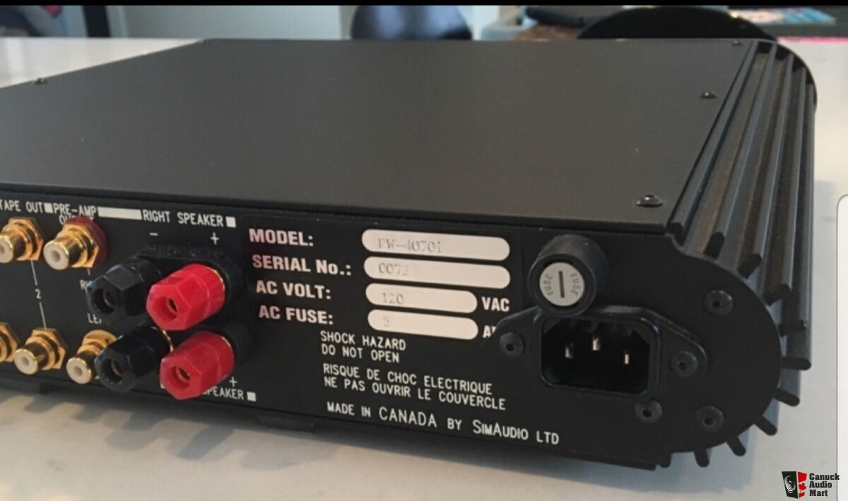 Simaudio Celeste W4070 power amp Photo #3286773 - US Audio Mart