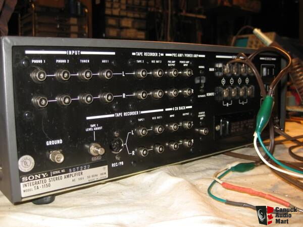 Clean Vintage Sony TA-1150 Integrated Amp...Serviced Photo #3288328 ...