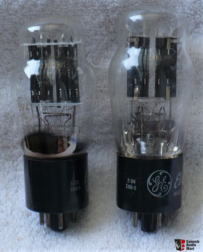 2 Vintage General Electric 5V4G / GZ32 Rectifier Tubes Photo #3288975 ...