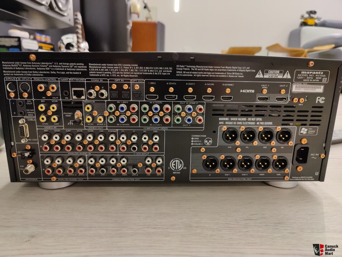 Marantz AV7005 7.2 Home Theater Preamp Processor Photo #3289817 - US ...