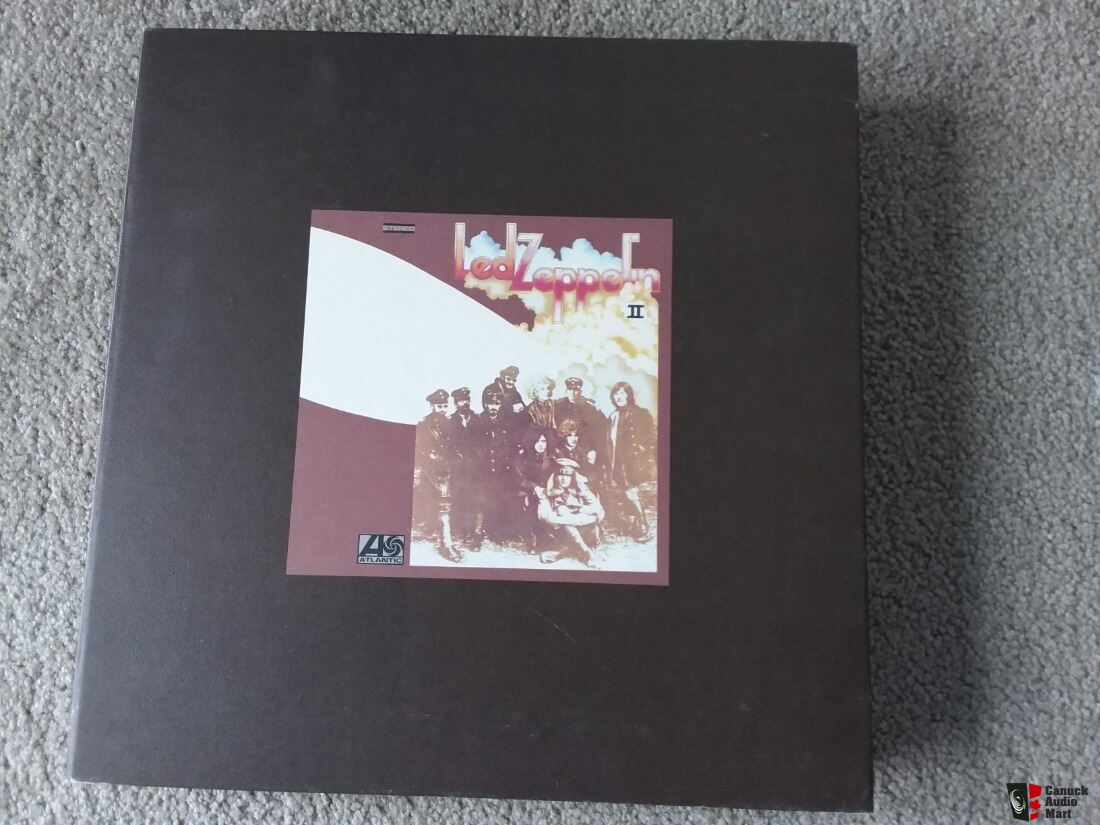 Led Zeppelin super deluxe editions I, II, III. L.P. and CD's. Lower ...