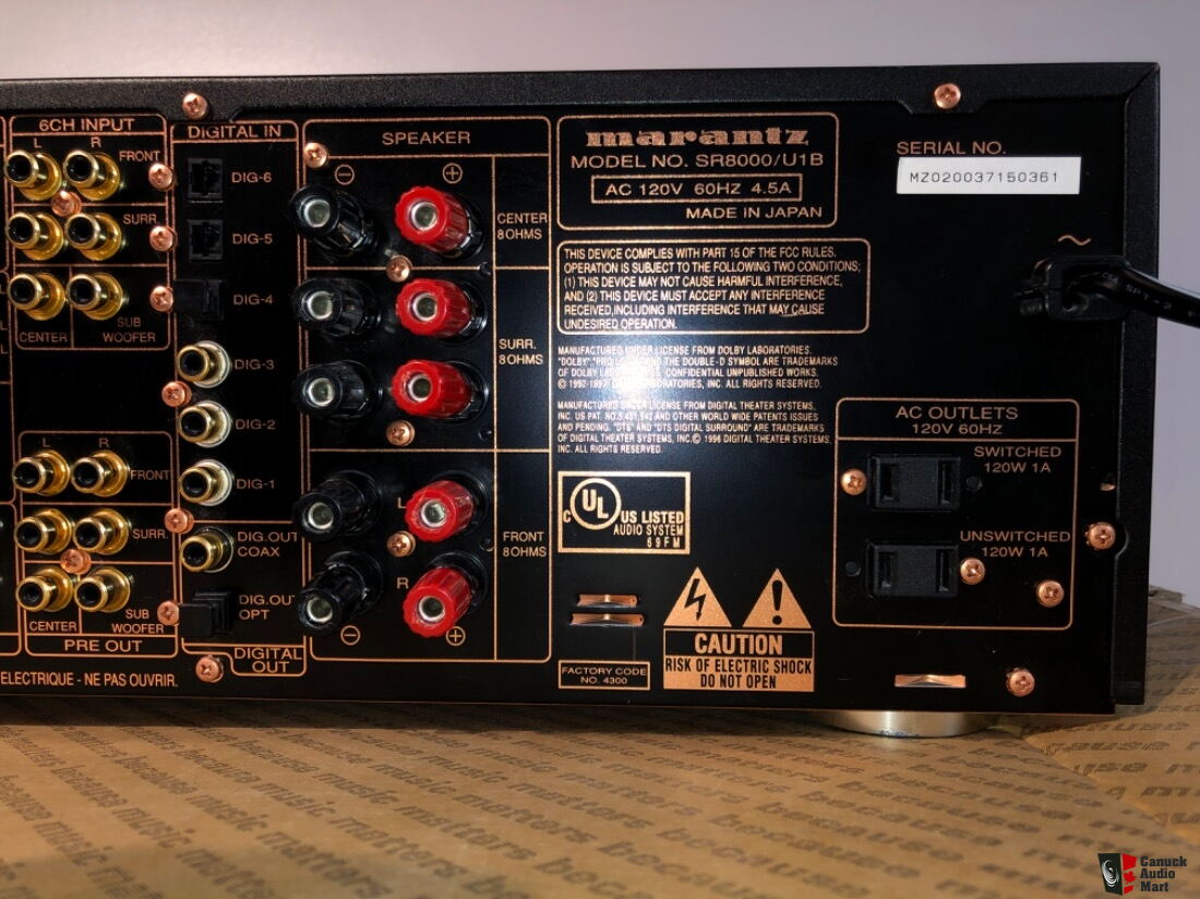 Marantz SR8000 Top Flagship Japan Made model complete original ...