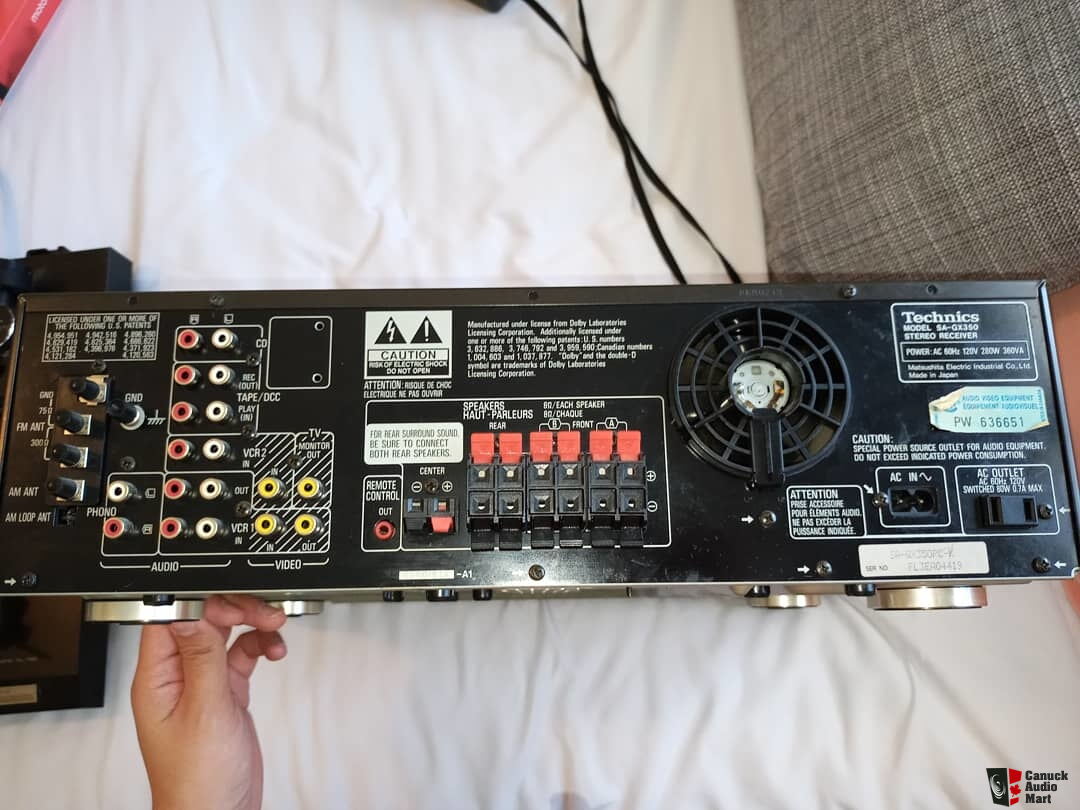 Technics Stereo Receiver SA-GX350 For Sale - Canuck Audio Mart