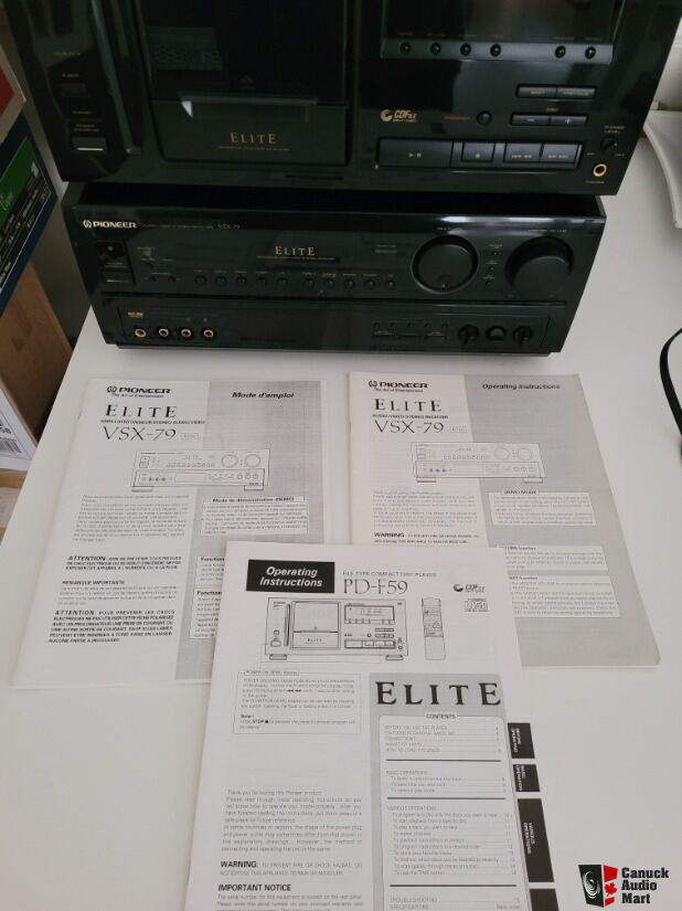 Pioneer Elite Stereo System For Sale - US Audio Mart
