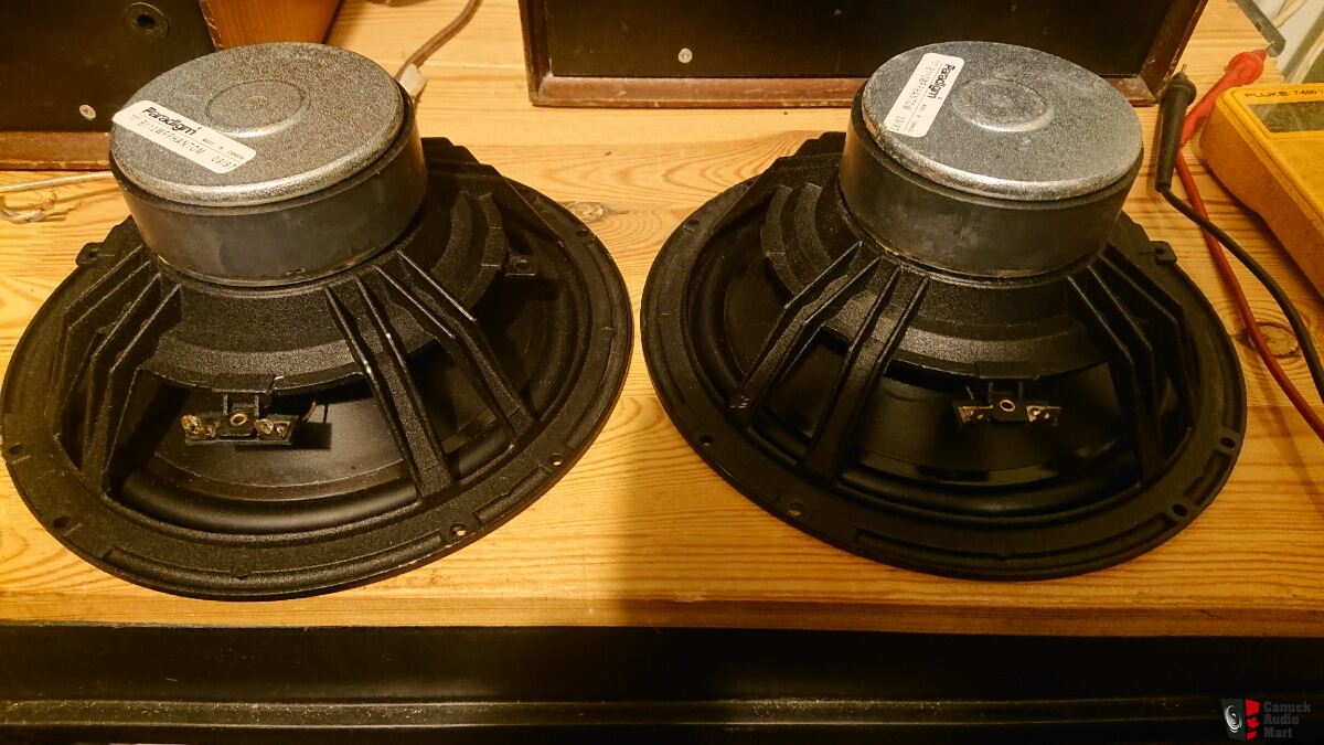 Pair Paradigm Phantom V1, 8" Woofer B110WF, 4 Ohms, Working, Great ...