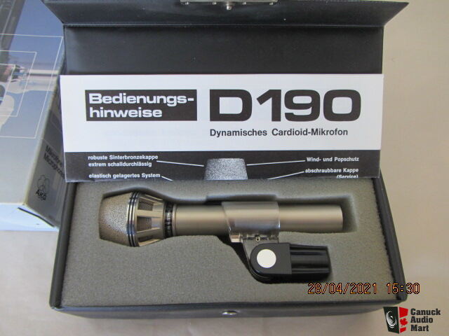 AKG D190ES Microphones Photo #3303867 - Canuck Audio Mart