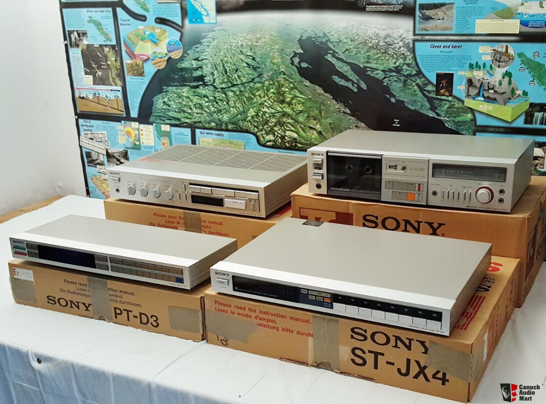 Vintage Early 80s SONY Stereo System~Cassette~Amp~Tuner~Timer~MINT ...