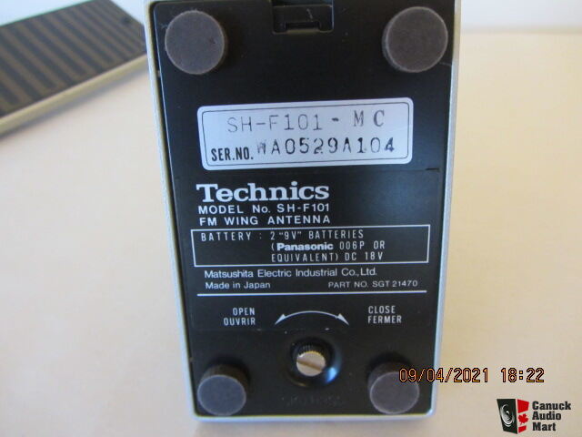 Technics FM Antenna SH-F101 Photo #3306495 - Canuck Audio Mart