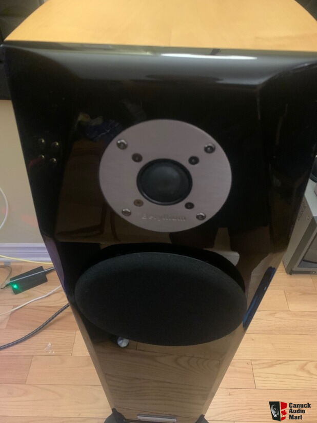 Pair of Usher Mini Dancer One BE Rare Maple Cabinet: Amazing speakers ...