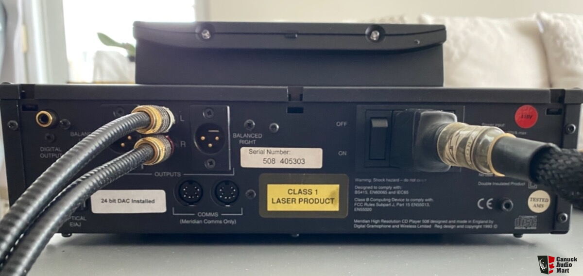 Meridian 508 24-bit High Res CD Player - Serviced! Photo #3318702 ...