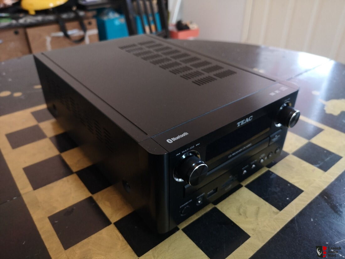 Teac CR-H260I-B CD/SD Receiver with Bluetooth, Black Finish, Class D ...