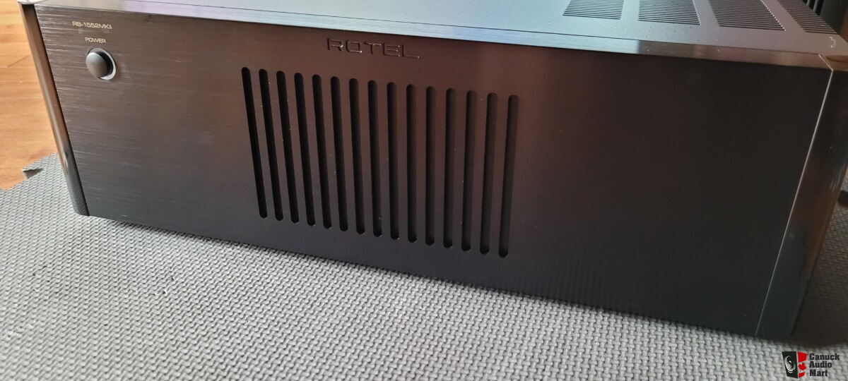 Rotel RB-1552MKII stereo amp Rotel RC-1570 Pre Amp Photo #3326588 ...