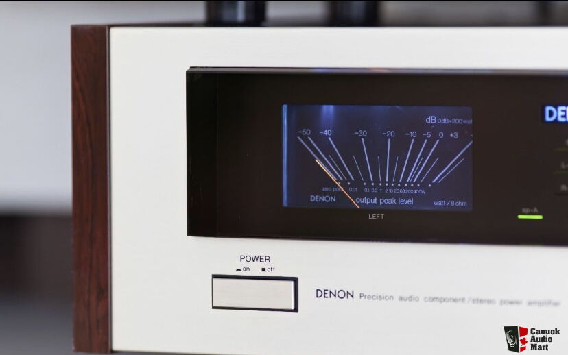 Denon PRA-1000 Pre-Amplifier Denon POA-1500 Power Amplifier Photo ...