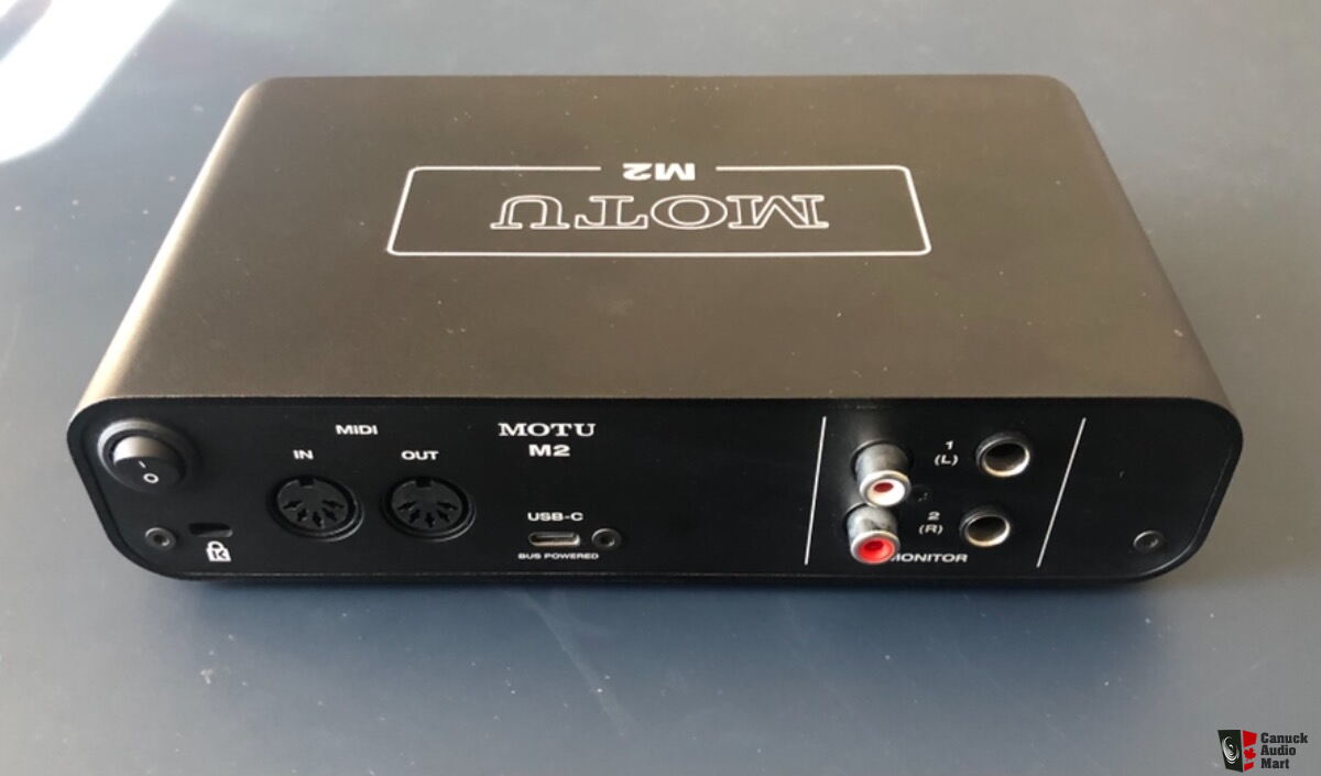 For Sale Motu M2 Audio Interface with included USB C cable For Sale ...