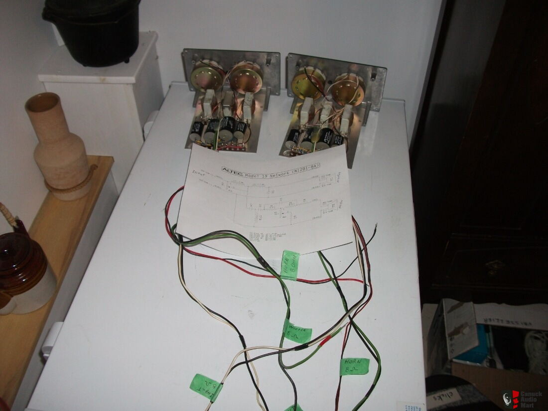 PAIR of Altec Model Nineteen Crossovers Networks N1201-8A Photo ...